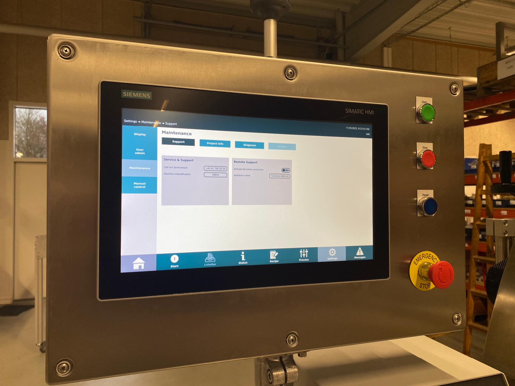 New UX design for HM Systems’ machine displays